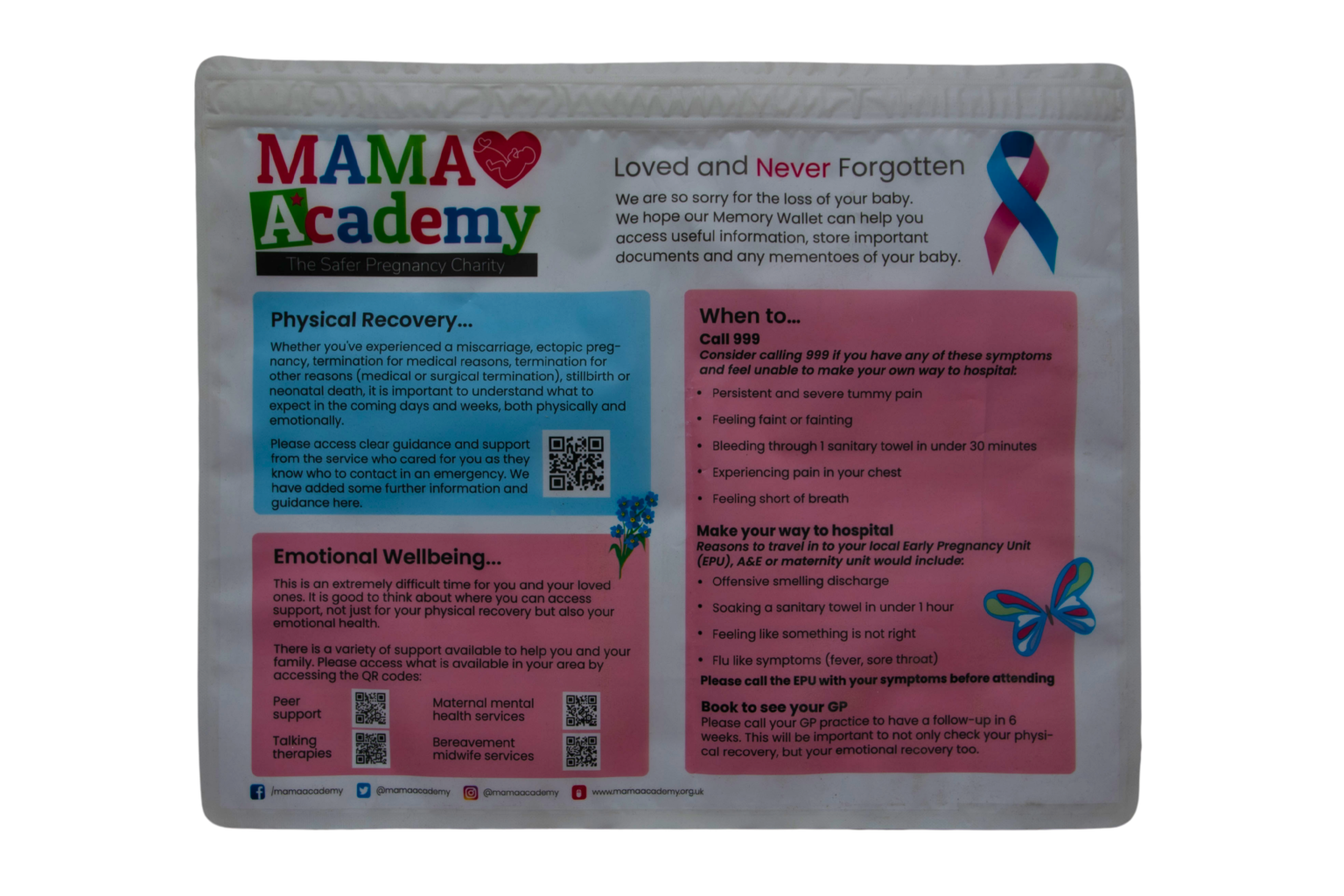Memory Wallet - MAMA Academy